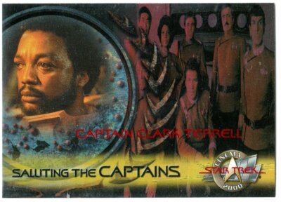 STAR TREK CINEMA 2000 SALUTING THE CAPTAIN INSERT SC3 CAPTAIN CLARK ...