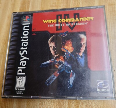 COMPLETE PLAYSTATION 1 WING COMMANDER IV THE PRICE OF FREEDOM NR PS1 ...