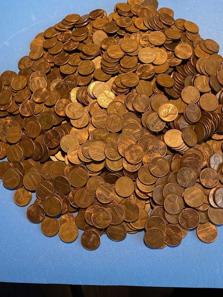 5000 95% Copper Cents Pennies Pre 1982 Unsearched $50 FV Way Under Melt ...