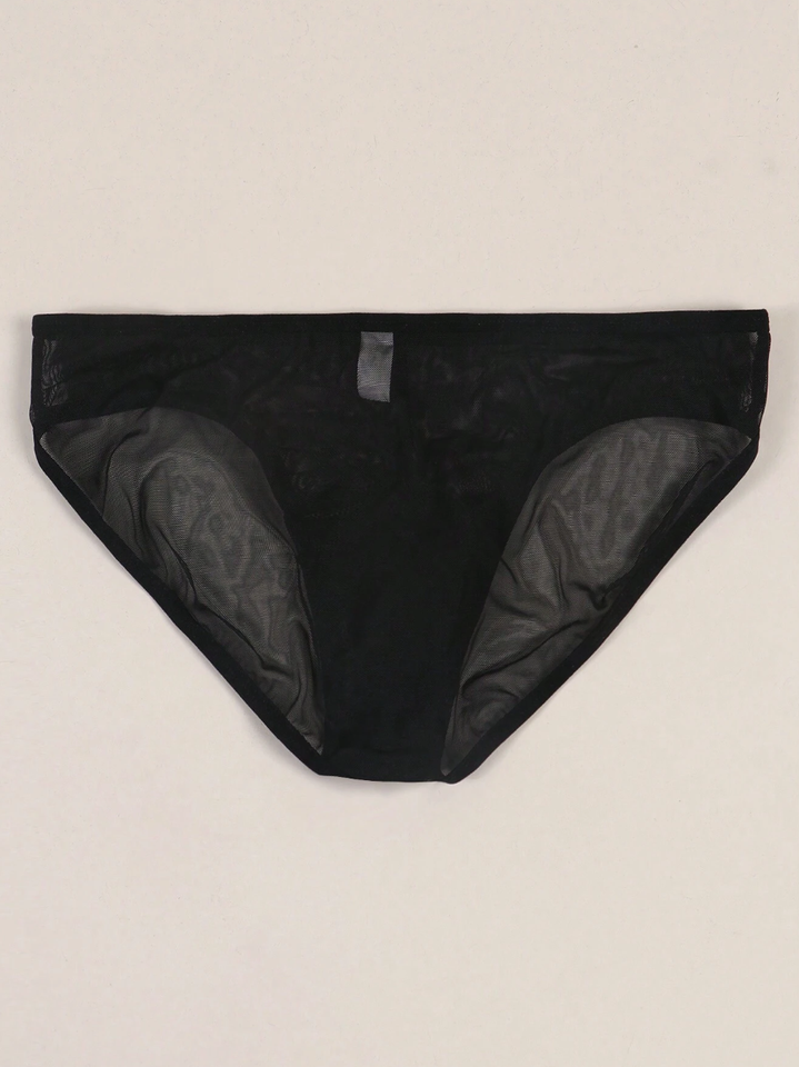 Men’s Black Mesh Briefs – Breathable, Semi-Sheer, Sexy & Comfy | eBay