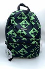 Minecraft CREEPER All Over Print 16" Backpack Book Bag Tote Bioworld ...