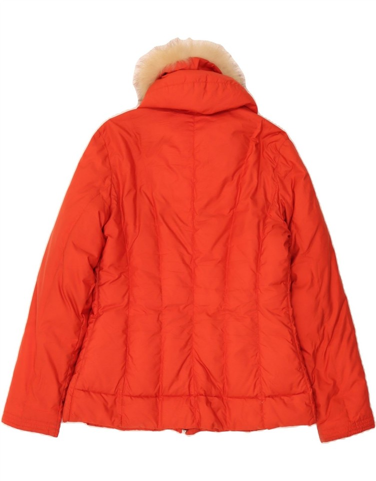 VINTAGE Womens Padded Jacket IT 44 Medium Red Polyester BN03 | eBay
