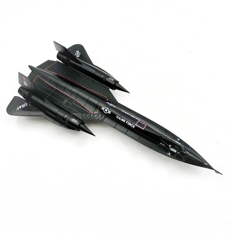 AMER.COM USAF SR-71 Blackbird 1971 Interceptor Aircraft 1/144 Diecast ...