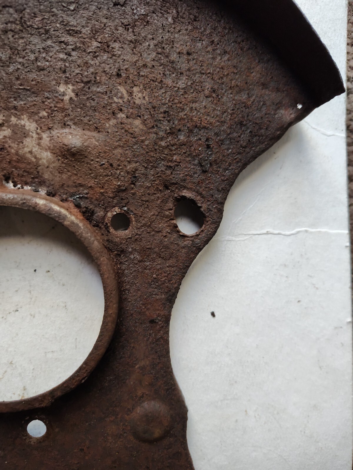 SUNBEAM TIGER ORIGINAL RIGHT FRONT BRAKE ROTOR SPLASH GUARD SHIELD | eBay