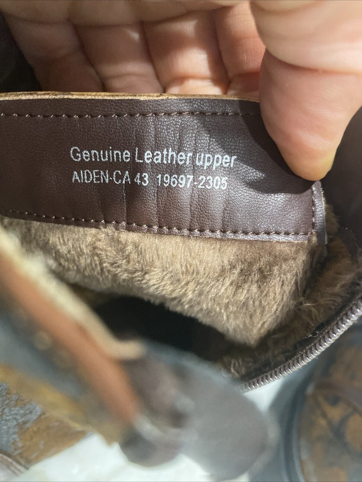 L'ARTISTE AIDEN BOOT Mens Lined Boot Camel Spring Step EU Size 43 US 9. ...