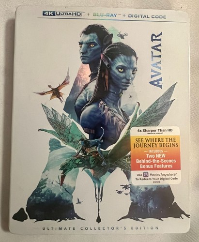Avatar 4K UltraHD/Blu-Ray/Digital Ultimate Collectors Edition New ...