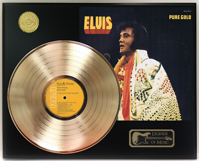 Elvis Presley - Pure Gold Gold LP Record Plaque Display | eBay