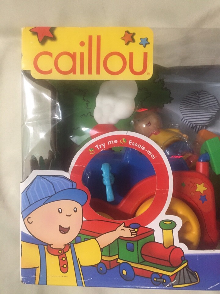 Rare! Caillou Learning Train Toy Set with 2 Figures - PBS Kids - NIB | eBay