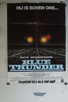 BLUE THUNDER POSTER ORIGINAL 120x160 BOY SCHEIDER | eBay