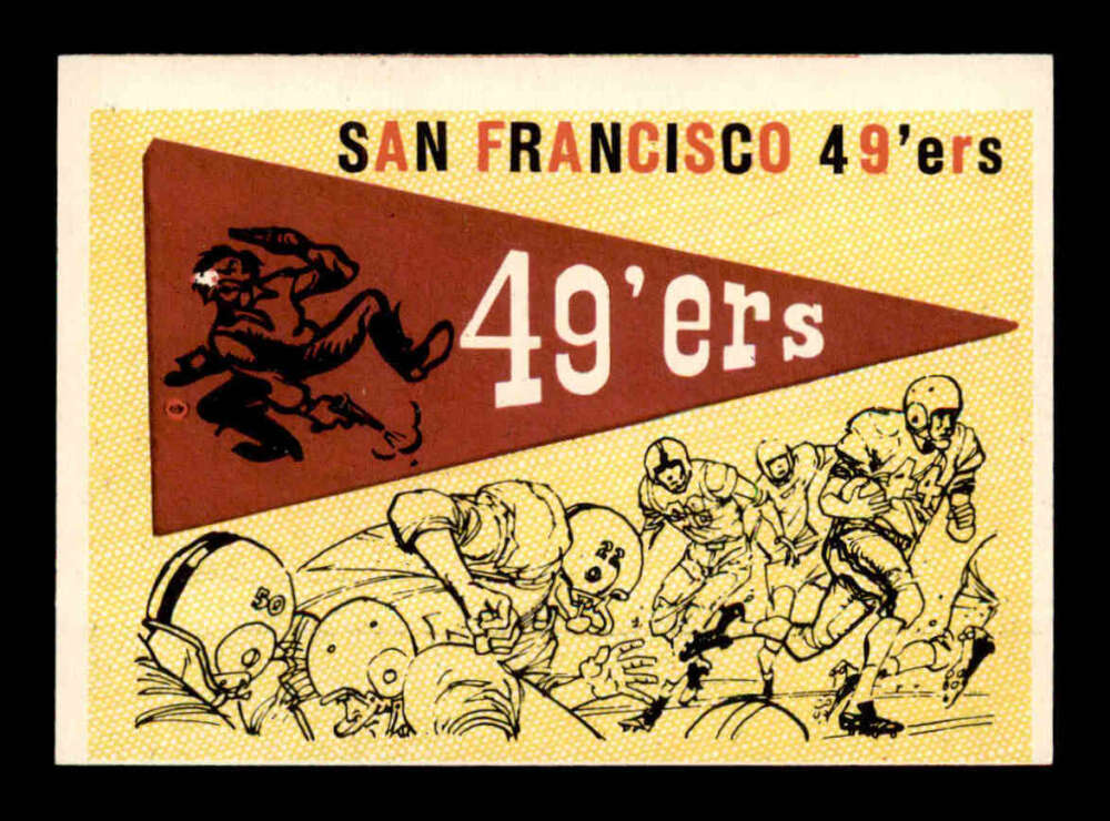 1959 Topps #111 49ers Pennant EX X2771024 | eBay