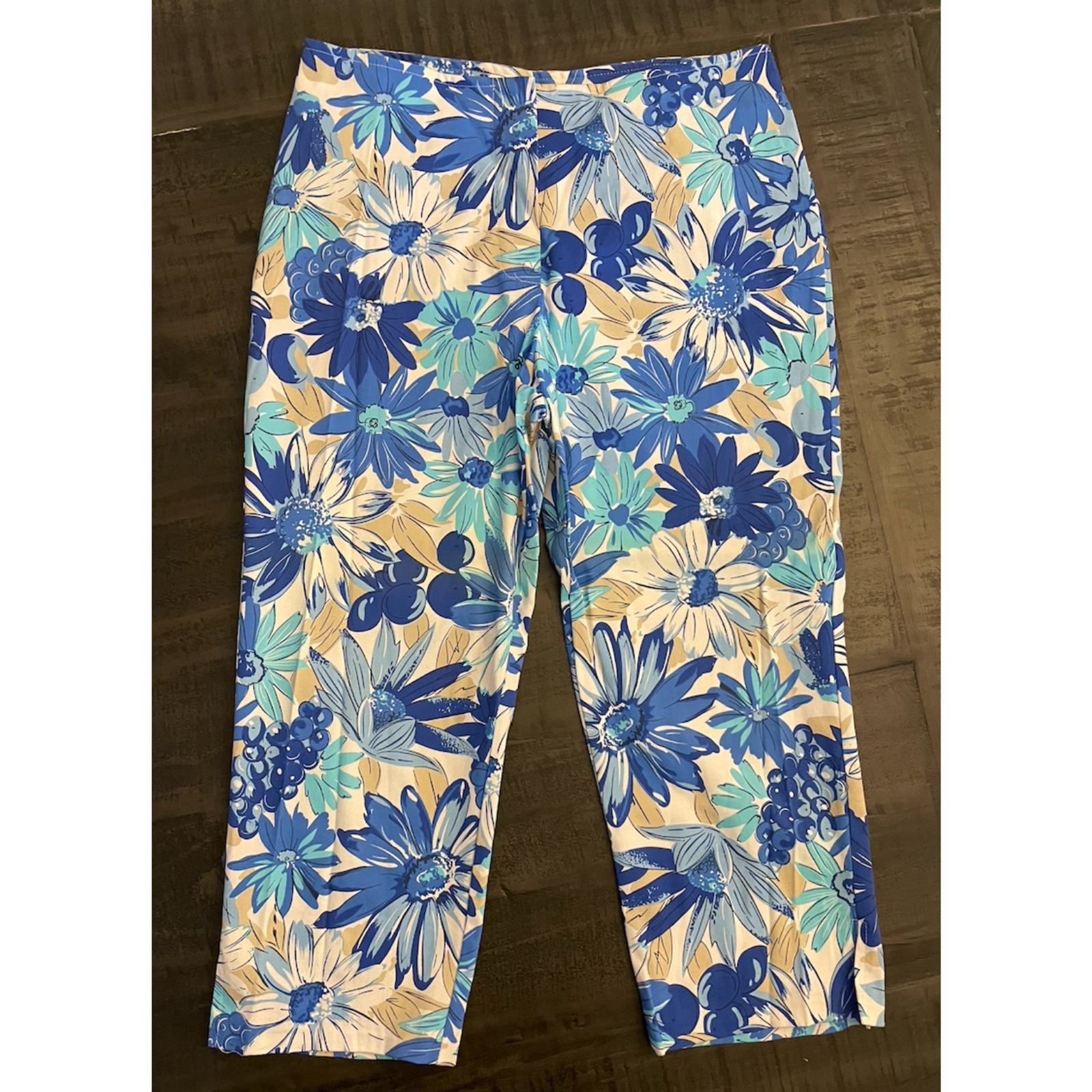 Maria Gabrielle Vintage 90's/Y2K Fitted Capris Stretc… - Gem