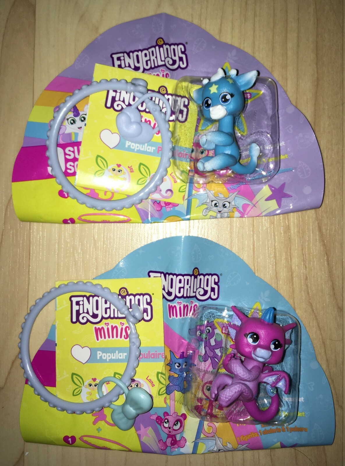 Legendary Fingerling Minis Series 2 Lil G Blue Giraffe & Sandy Dragon ...