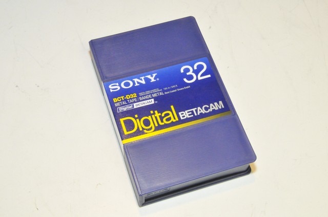 Sony Bct-d32 Digibeta Digital Betacam SP Tape 32 D32 BCT for sale ...