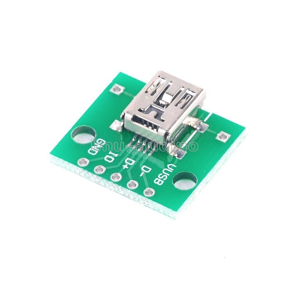 10Pcs Mini USB to DIP 2.54mm Adapter Converter Power Supply for PCB ...