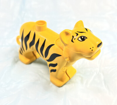 LEGO DUPLO TIGER CAT Figure Vintage ZOO MOVEABLE HEAD | eBay