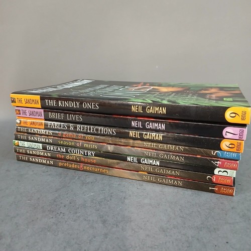 Neil Gaiman The Sandman Graphic Novel Bundle Volumes 1-7 + Volume 9 -CP ...