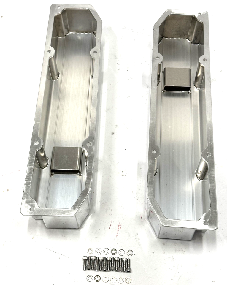 Finned Fabricated Aluminum Valve Covers for Big Block Chrysler Mopar ...