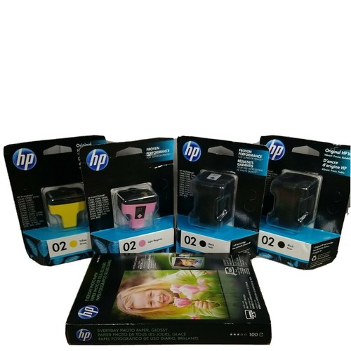 HP Photosmart Genuine Photo Paper 100 Sheets 4x6 Glossy Plus Expired ...