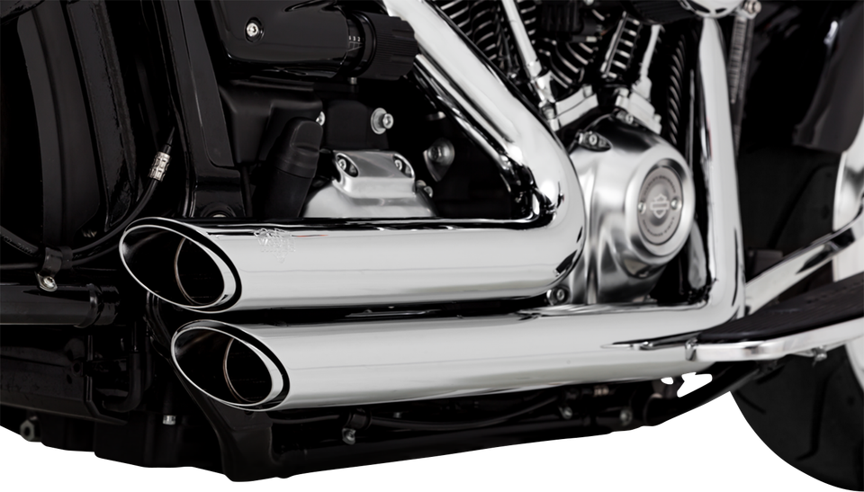 Vance & Hines Chrome Shortshots Staggered Exhaust 2018-2024 Harley ...