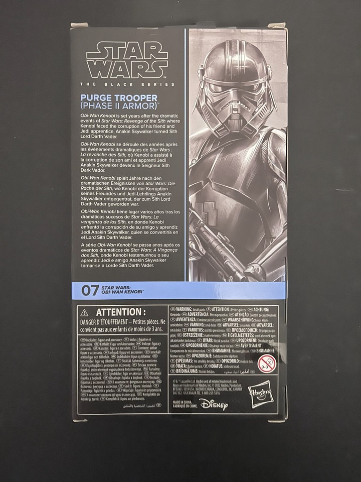 Star Wars Black Series Purge Trooper (Phase II Armor) 6 inch | eBay