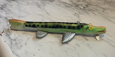 Unusual Bud Stewart Spotted Northern Pike Fish Decoy Vintage Lure | eBay