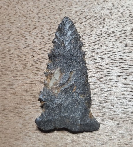 WELL USED AUTHENTIC TENNESSEE STEMMED SCRAPER KNIFE ARTIFACT STONE TOOL ...