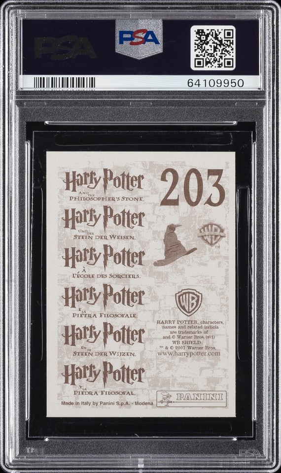 2001 PANINI HARRY POTTER & THE PHILOSOPHER'S STONE STICKERS HARRY ...