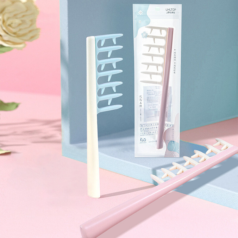 Fluffy Hair Root Combing Hair Sewing Comb Massage Hairdressing Wide ...