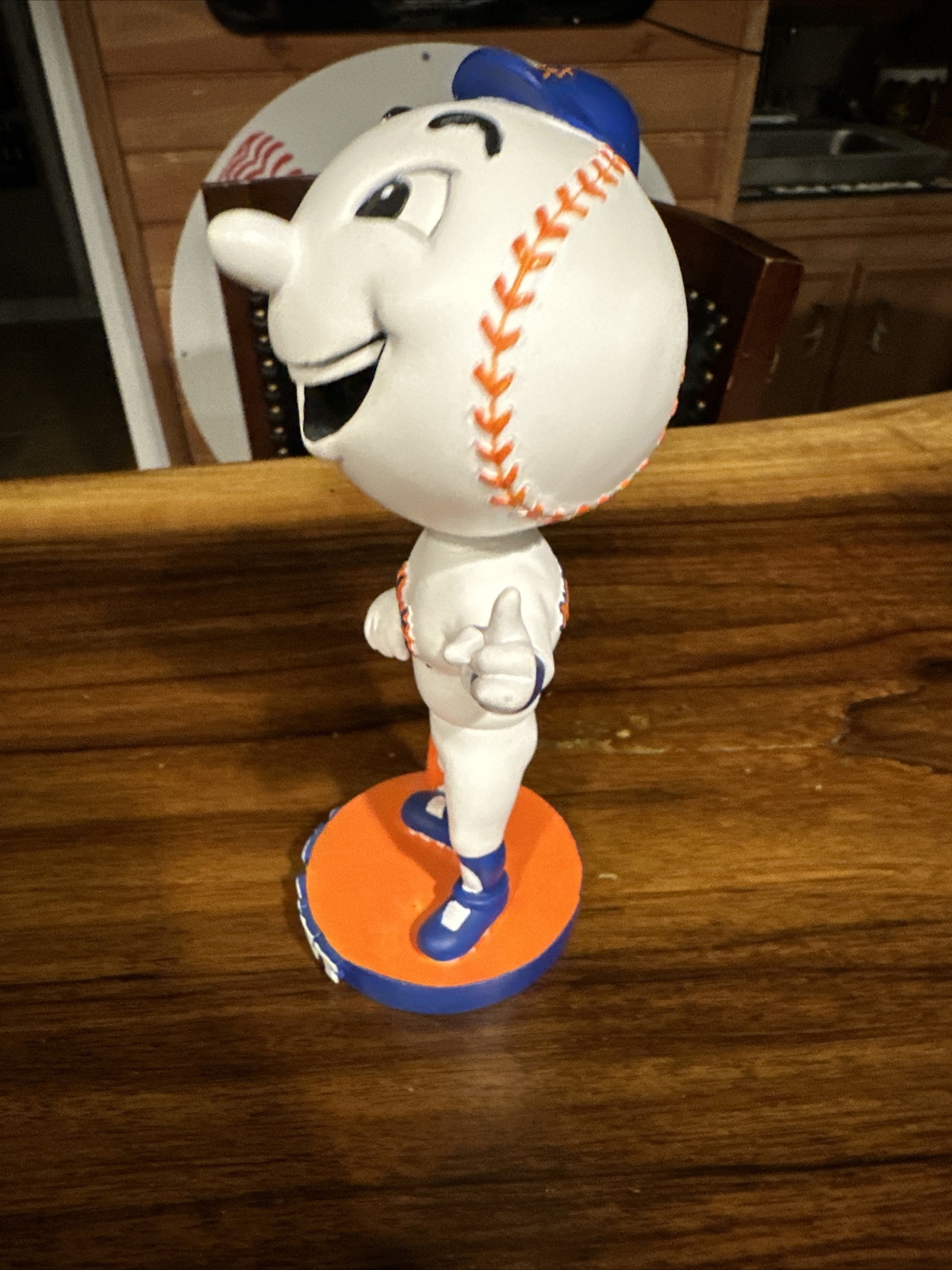 New York Mets MR MET Mascot Bobblehead 2003 Credit Card Limited Edition ...
