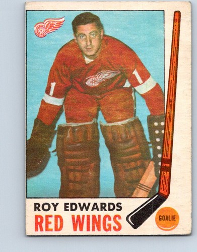 VINTAGE HOCKEY CARD 1969 OPC DETROIT RED WINGS ROY EDWARDS NO1523 | eBay