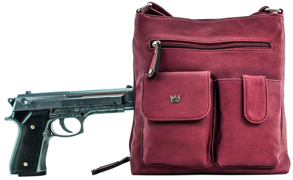 Purse King Colt Concealed Carry Handbag CCW Crossbody & Shoulder Bag | eBay