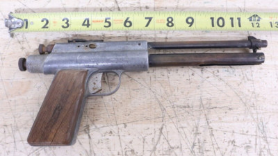 Rare Antique Vintage Apache Fireball .22 Cal. Pellet Pistol W/ Wooden ...