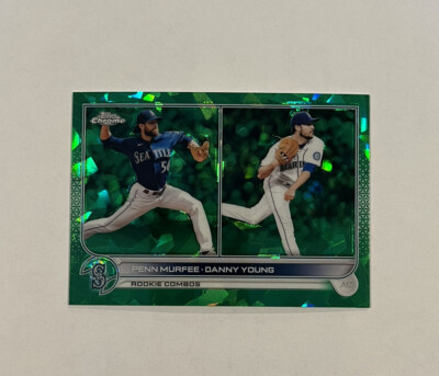 2022 Topps Chrome Sapphire Penn Murfee Danny Young Green Refractor /75 ...