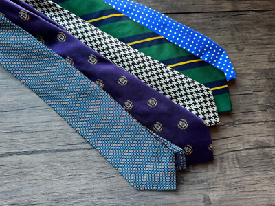 Classic Polo Ralph Lauren Neckties - 5 Ties - Retail $125 Each ($625 ...