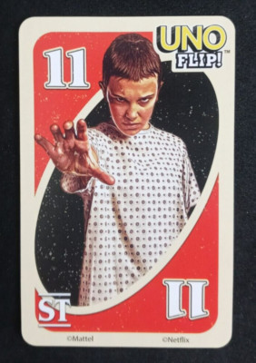 2017 Stranger Things Uno Flip! Card Red Eleven #11 | eBay Australia
