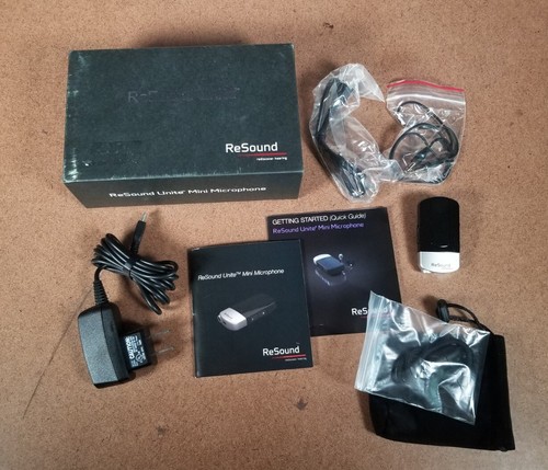GN Hearing ReSound Unite Mini Microphone Mic w/ Charger - Great ...