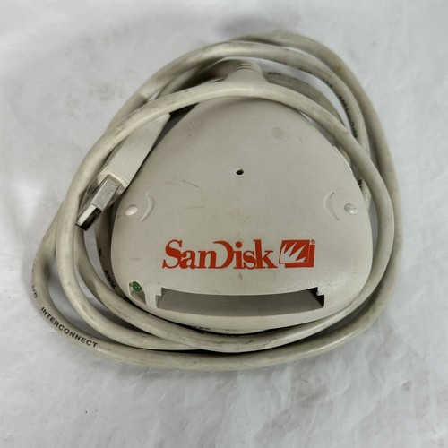 Genuine Vintage Sandisk Imagemate SDDR-31 USB Compact Flash Card Reader ...