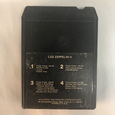 LED ZEPPELIN II TP8236 8 Track Tape | eBay
