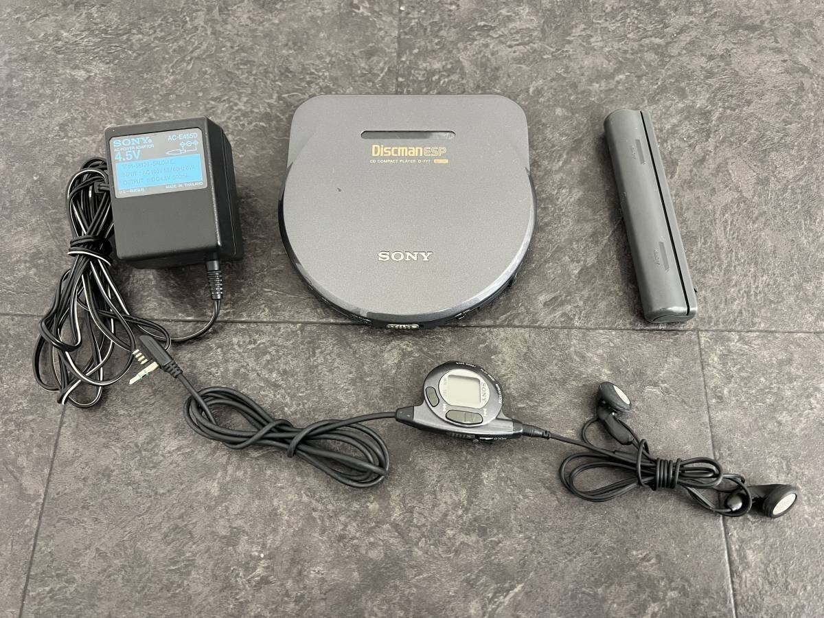 SONY D-777 CD player Diskman portable DBB Audio Devices Walkman silver ...