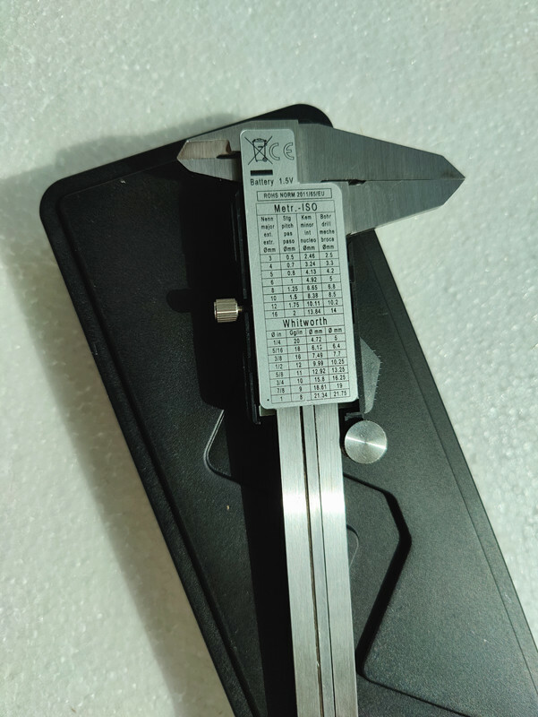 LED Digital Caliper Vernier 6" 150mm CNC Electronic Micrometer Ruler ...