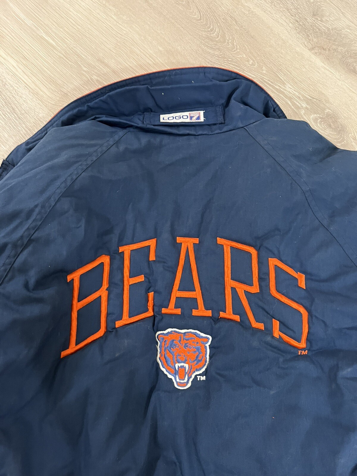 Chicago Bears Vintage NFL Logo 7 Athletic Puffer Jacket Men’s Medium | eBay