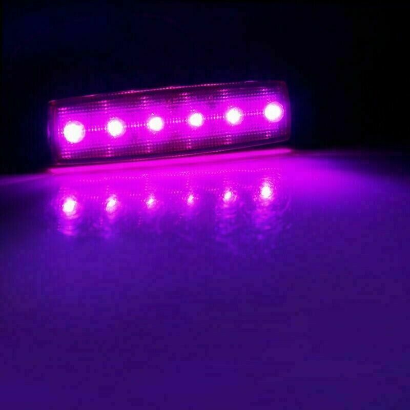 20Pcs 6LED Oblong Boat Truck Trailer Lorry Side Marker Indicators ...