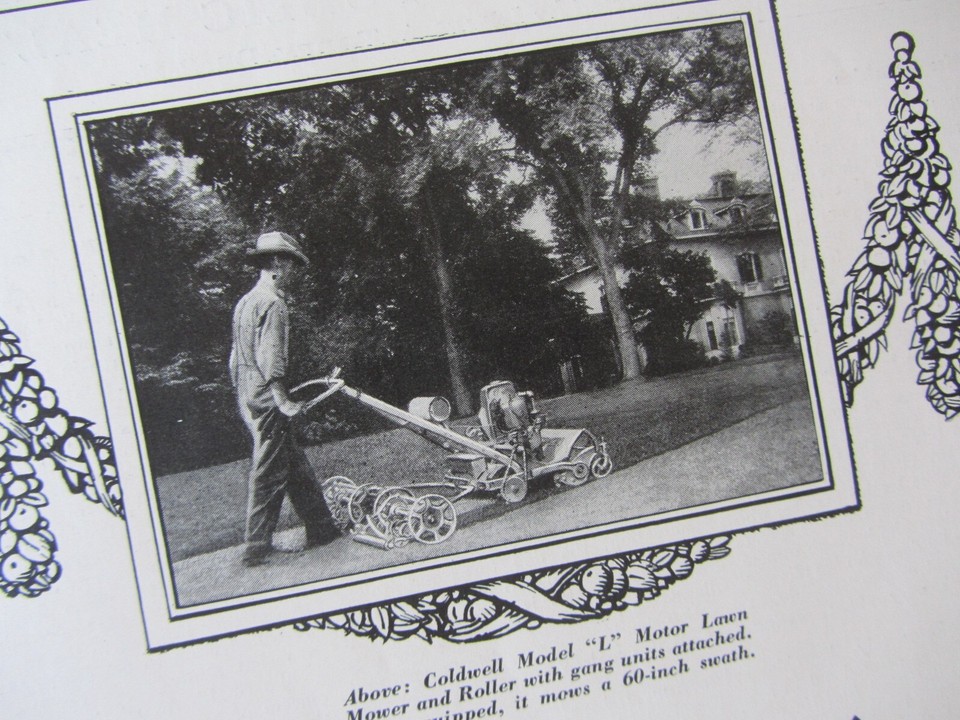 1928 Ad * Coldwell Lawn Mower Company Newburgh New York Dependable ...