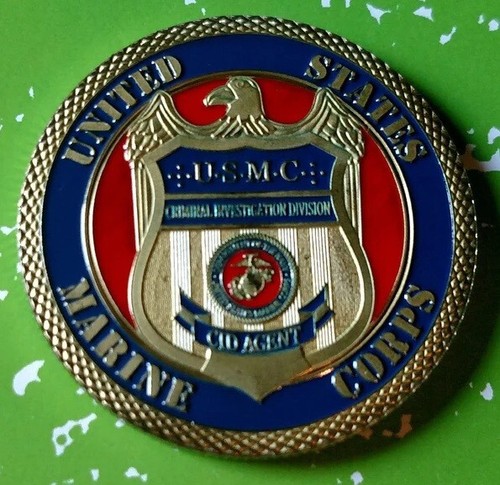 USMC MARINE CORPS CID CRIMINAL INVESTIGATION DIVISION COLORIZED ...