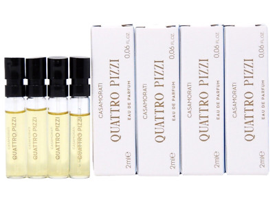 XERJOFF QUATTRO PIZZI EDP 2.0ml .06fl oz x 4 COLOGNE PERFUME SPRAY ...