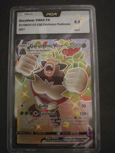 Carte Pokemon Gorythmic Vmax - Destinées Radieuses - Sv106/sv122 - PCA ...