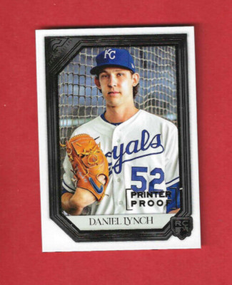 Topps Baseball 2021 Gallery Insert Printer Proof Daniel Lynch RC carte ...