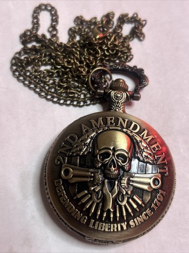 Second Amendment Pocket Watch/necklace | eBay