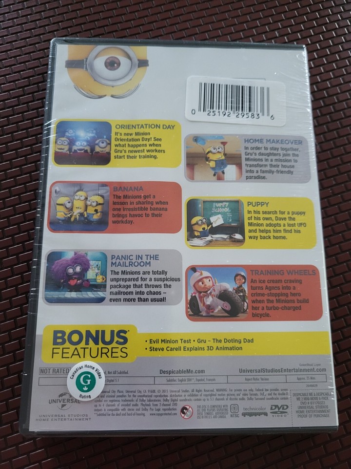 Mini Movie 6-Pack: Despicable Me Despicable Me 2 (DVD, 2016) | eBay