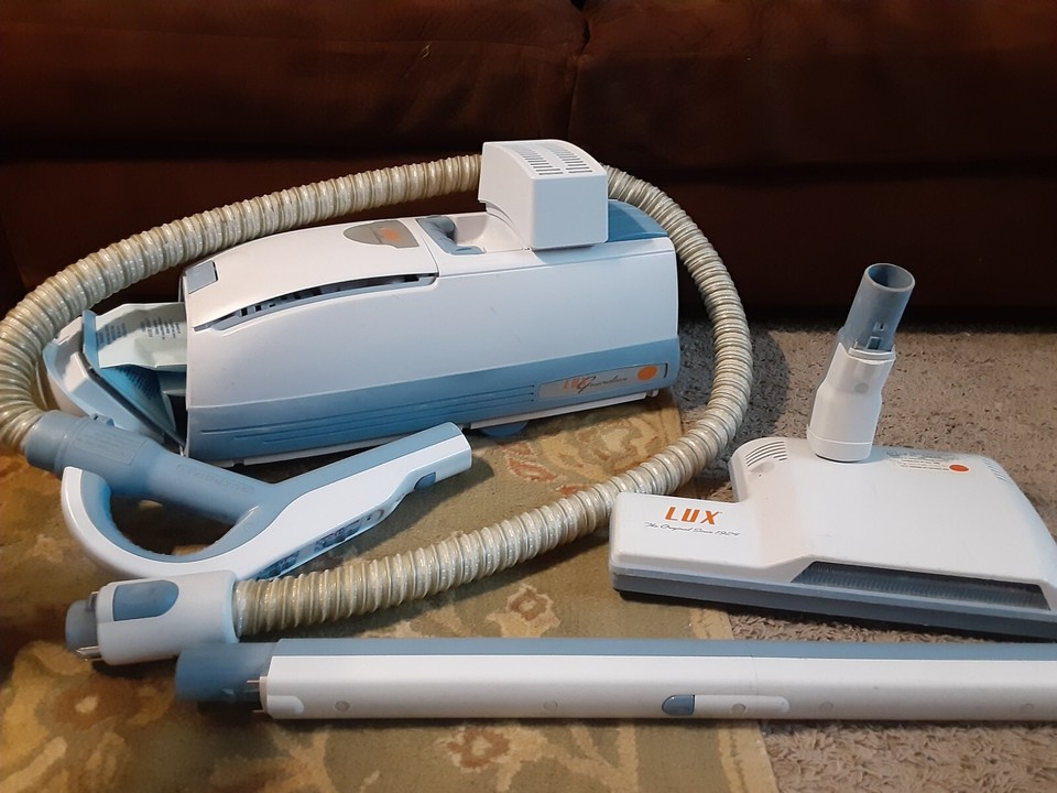 Electrolux Guardian Canister Vacuum Cleaner LUX Powerhead Hose & Carpet ...